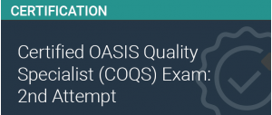 OASIS :: OASIS Certification (COQS)